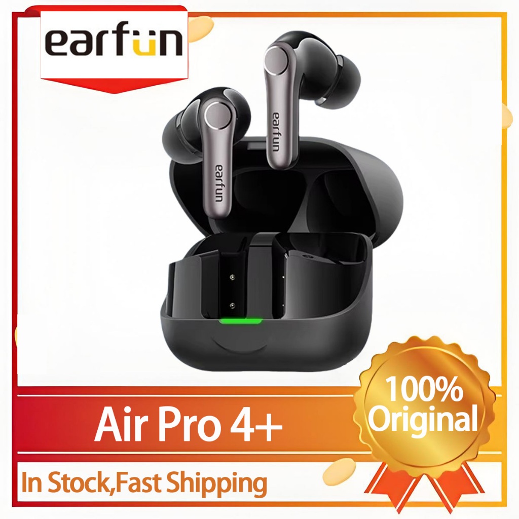 EarFun Air Pro 4+ Wireless Earbuds ANC 6-Mic AI Clarity Call 54H ...