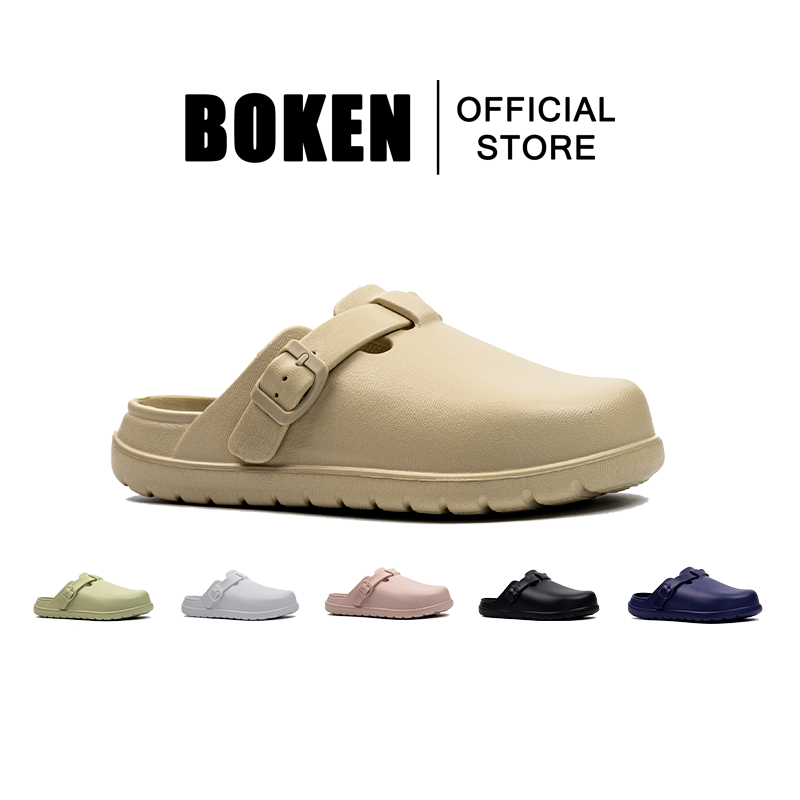 BOKEN EVA Clogs Slippers Sandals Unisex Mules Waterproof House Shoes ...