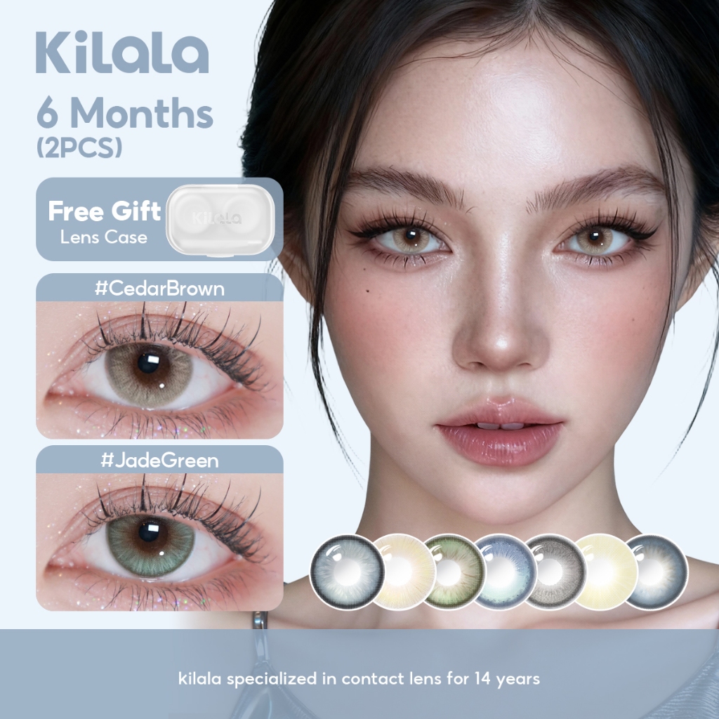 Kilala Color Contact Lens AI Girl Series Jade Green/Pearl Grey/Amber ...