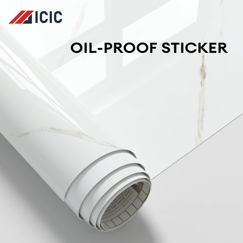 ICIC Kitchen Waterproof Oil Resistant Sticker Marble Pattern High ...