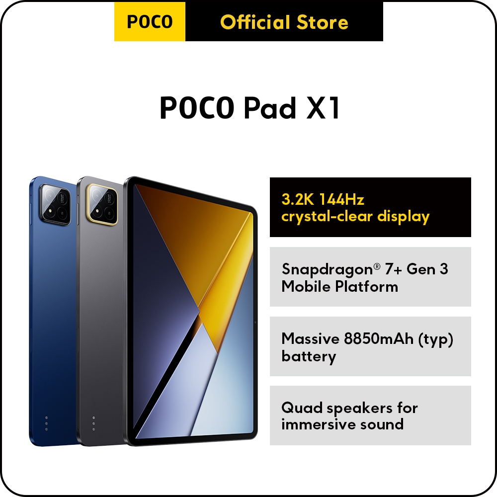 [NEW] POCO Pad X1 | 8+512GB, 3.2K 144Hz crystal-clear display ...