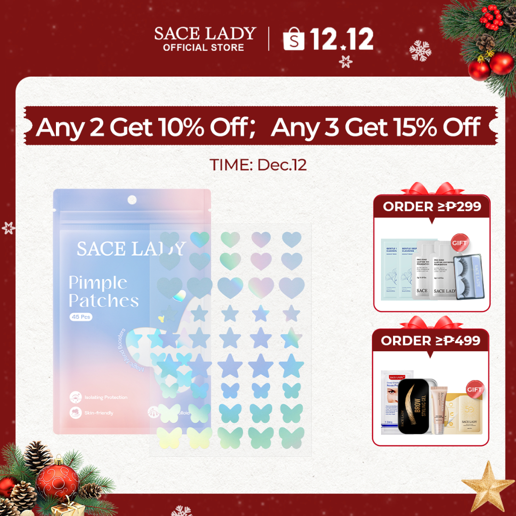 SACE LADY Salicylic Acid Pimple Patches Colorful Isolating Protection ...