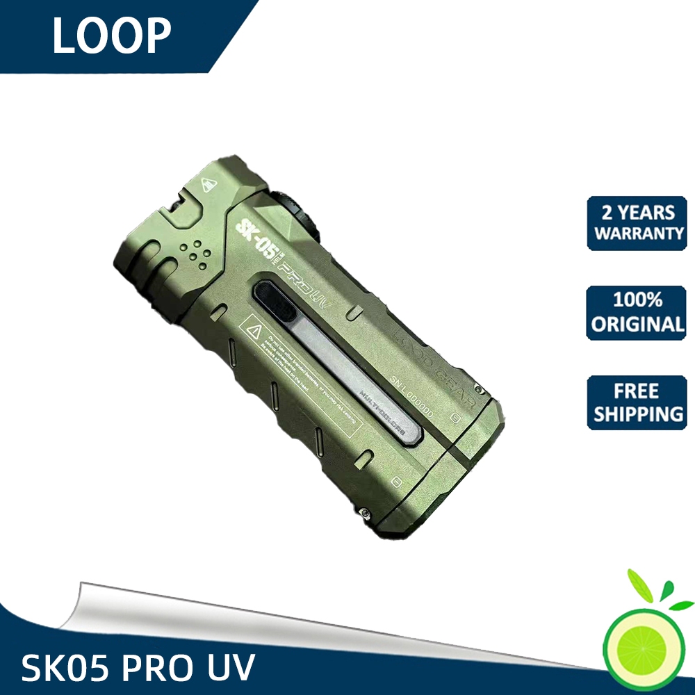 LOOP SK05PRO UV Edition Outdoor portable flashlight with long-range ...