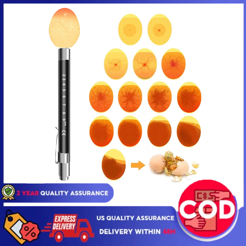 Egg Candler Tester High Intensity Cool LED Light Candling Lamp ...
