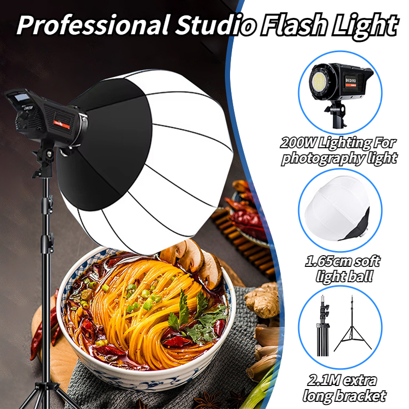 Professional Studio Flash Light 200W lighting for Photography light ...