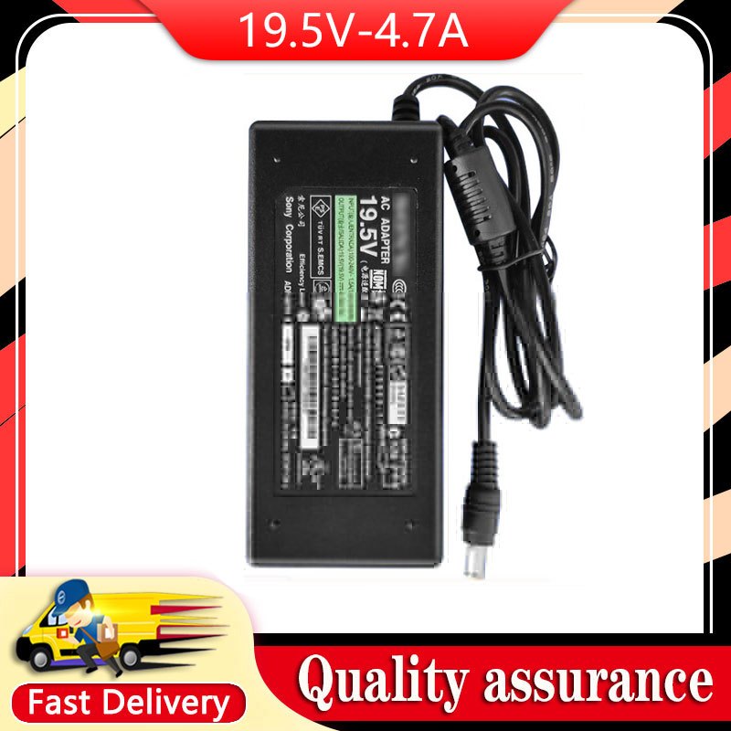New 19.5V 4.7A 90W 6.5*4.4MM For SONY VGP-AC19V37 laptop power adapter ...