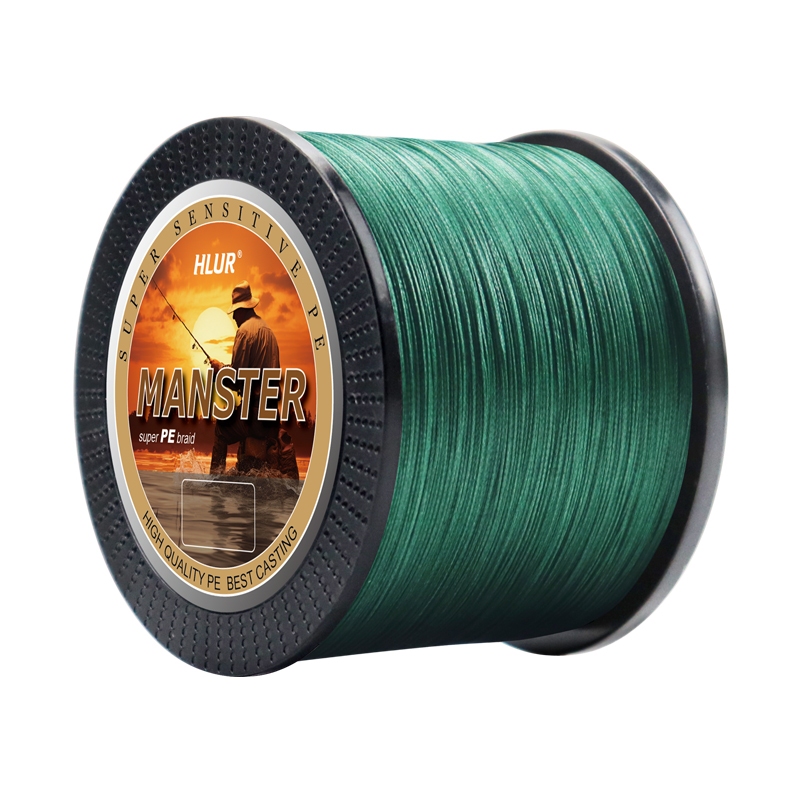 HLUR 1,000m Fishing Main Line 4 Braided PE Fishing Line Sea Fishing PE ...