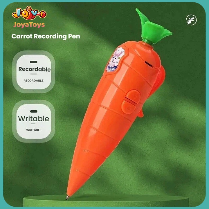 Carrot Voice Recorder Pen - 60sec Playback Audio Device with Smooth ...