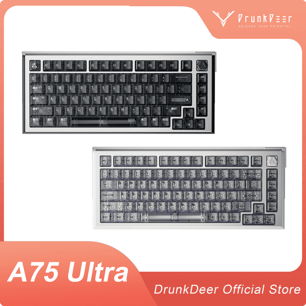 DrunkDeer A75 Ultra HE Gaming Keyboard, 8K Rapid Trigger Keyboard, QIAN ...