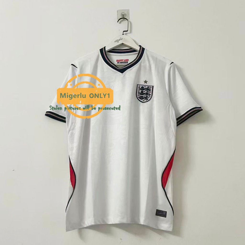 26/27 England team home Fans edition football jersey S-4XL | Shopee ...