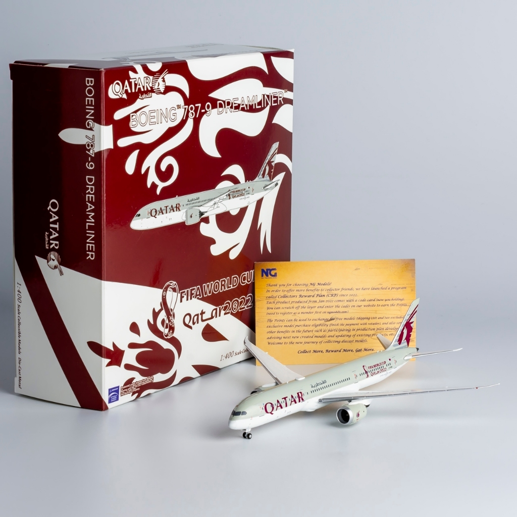 55098 Alloy Collectible Plane Gift NG Model 1:400 Qatar Airways ...