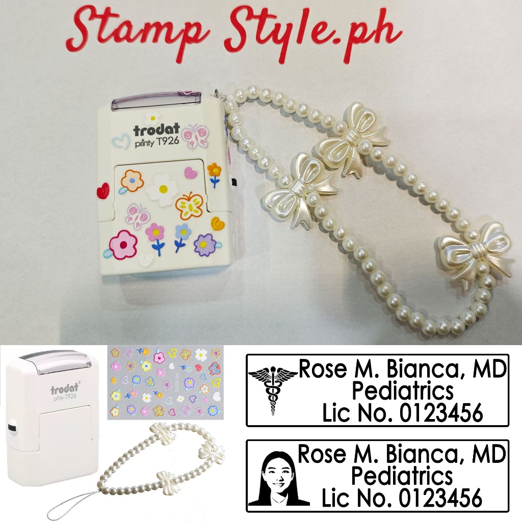 TRODAT T926 Personalized Self Inking Stamp Free Name Lay Out ...