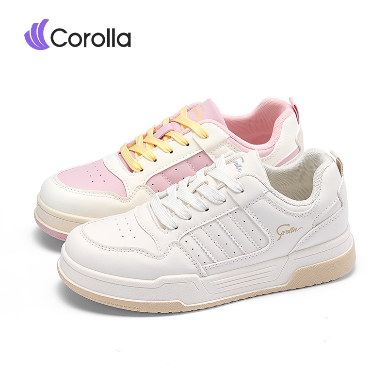 【Loved by 999+】COROLLA New Women's shoes white Thick Bottom sneakers ...