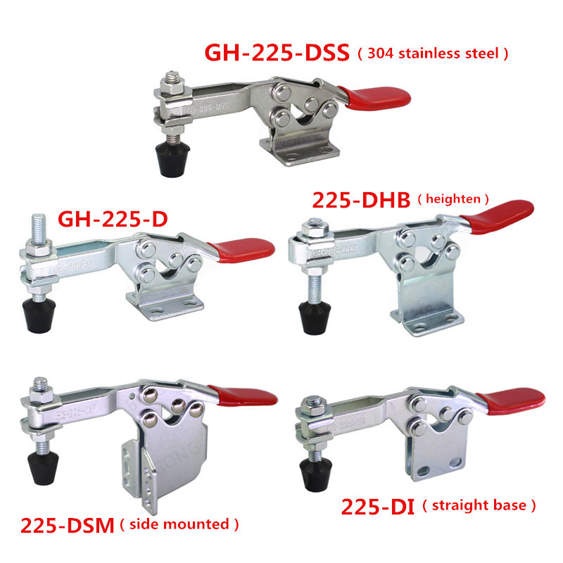GH-225-D Horizontal Toggle Clamp, Adjustable Hand Tool For Machine ...