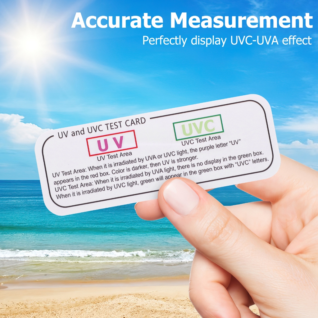 [READY STOCK] UV Test 5 Pcs Indicator Paper Uvc-uva Cards Light Effect ...