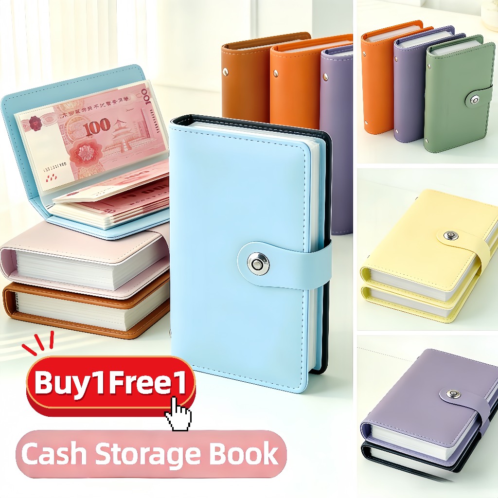 100 Pocket Money Savings Organizer Storage Book Savings Wallet ...