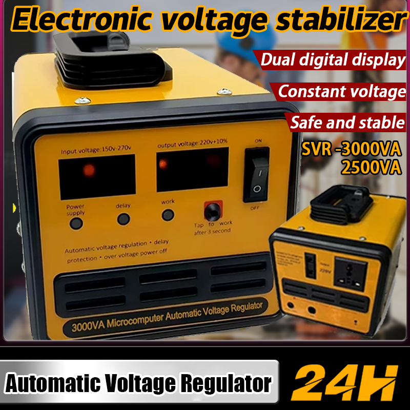 SVR-3000VA/2500VA Automatic Voltage Regulator Servo Type 3000watts AVR ...