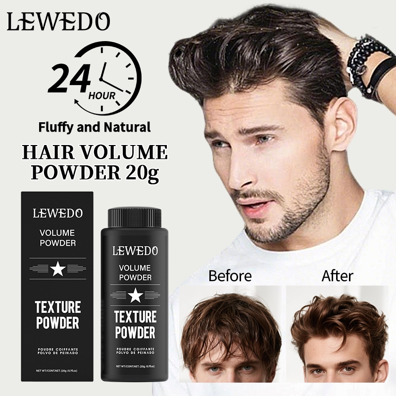 LEWEDO Hair Powder For Men Styling Refreshing Fluffy Powder Fluffy Hair ...