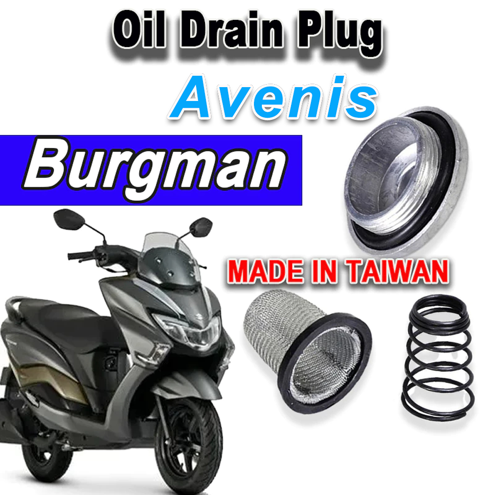 Oil Drain Plug replacememt set For suzuki burgman V2 V1 Avenis 125 ...