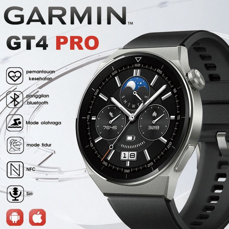 GARMIN GT4 Pro Smart Watch Waterproof Fitness Tracker Full Touch Screen ...