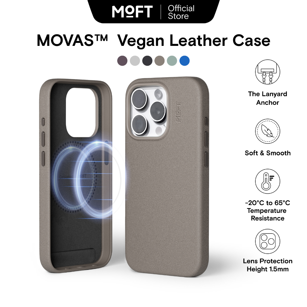 MOFT Snap Phone Case MOVAS™ For iPhone 16/15 Series - Magnetic ...