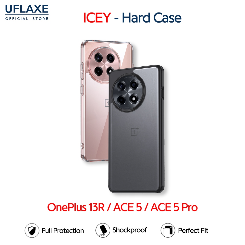 UFLAXE ICEY - For OnePlus ACE 5 / ACE 5 Pro / OnePlus 13R Case - CLEAR ...