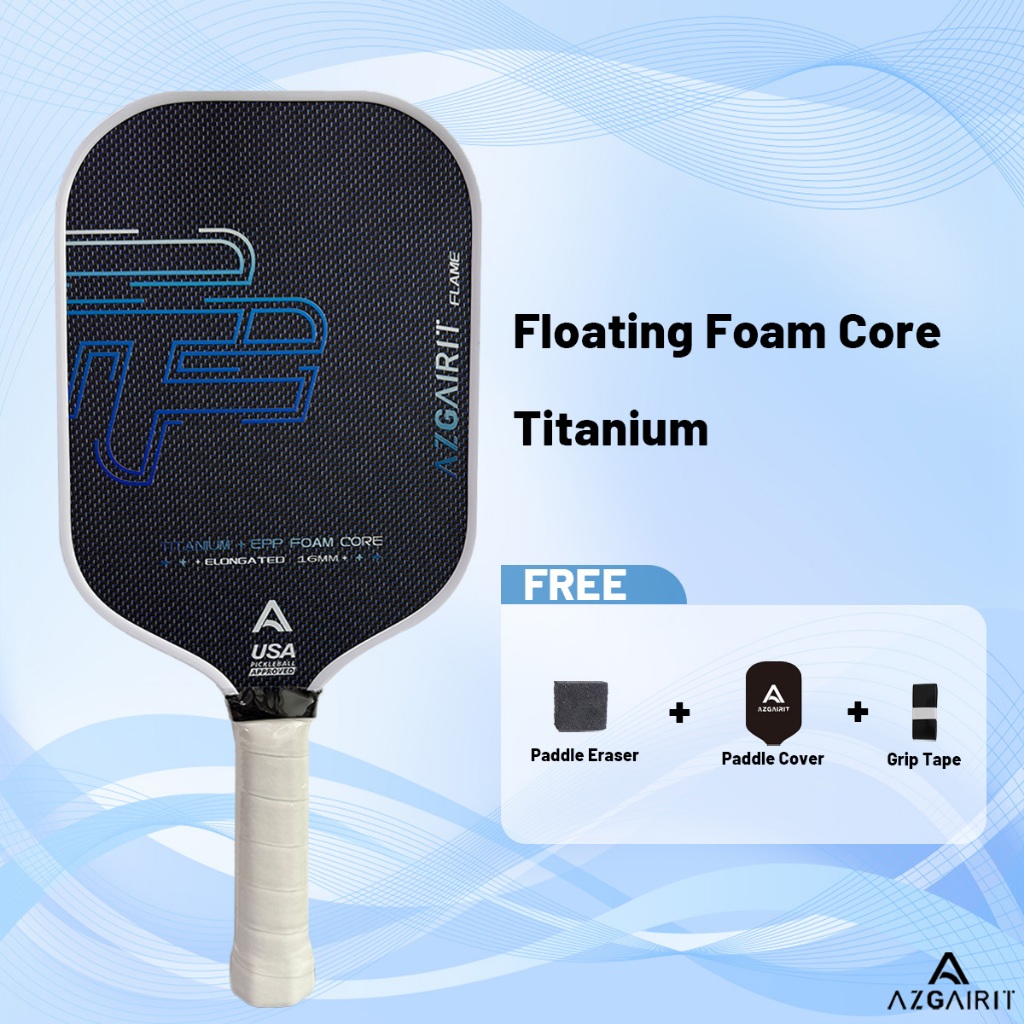 Azgairit Flame Pickleball Paddle All Foam Floating- pivoting Core ...