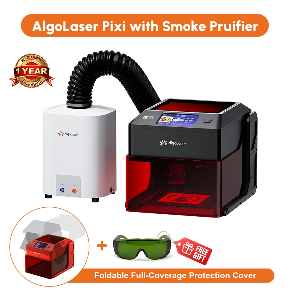 AlgoLaser Pixi Portable Laser Engraver with Smoke Purifier Powerful ...