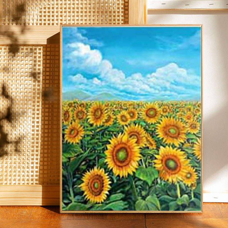 [Little Ruby] 30X30cm Digital Oil Paint By Numbers Canvas Frame Number ...