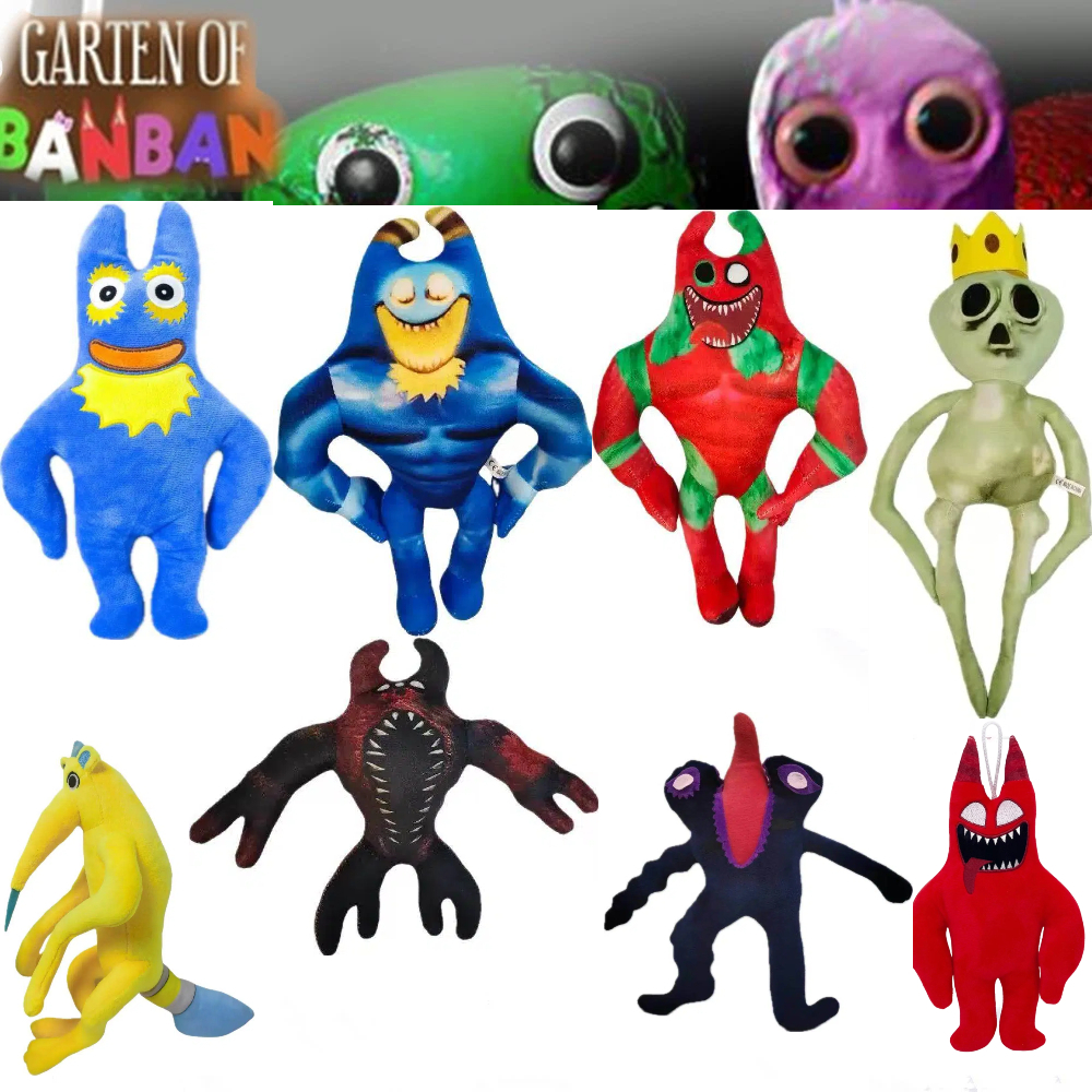 Garten of Banban 8 plush toy Kittysaurus Syringeon Garten of Banban 9 ...