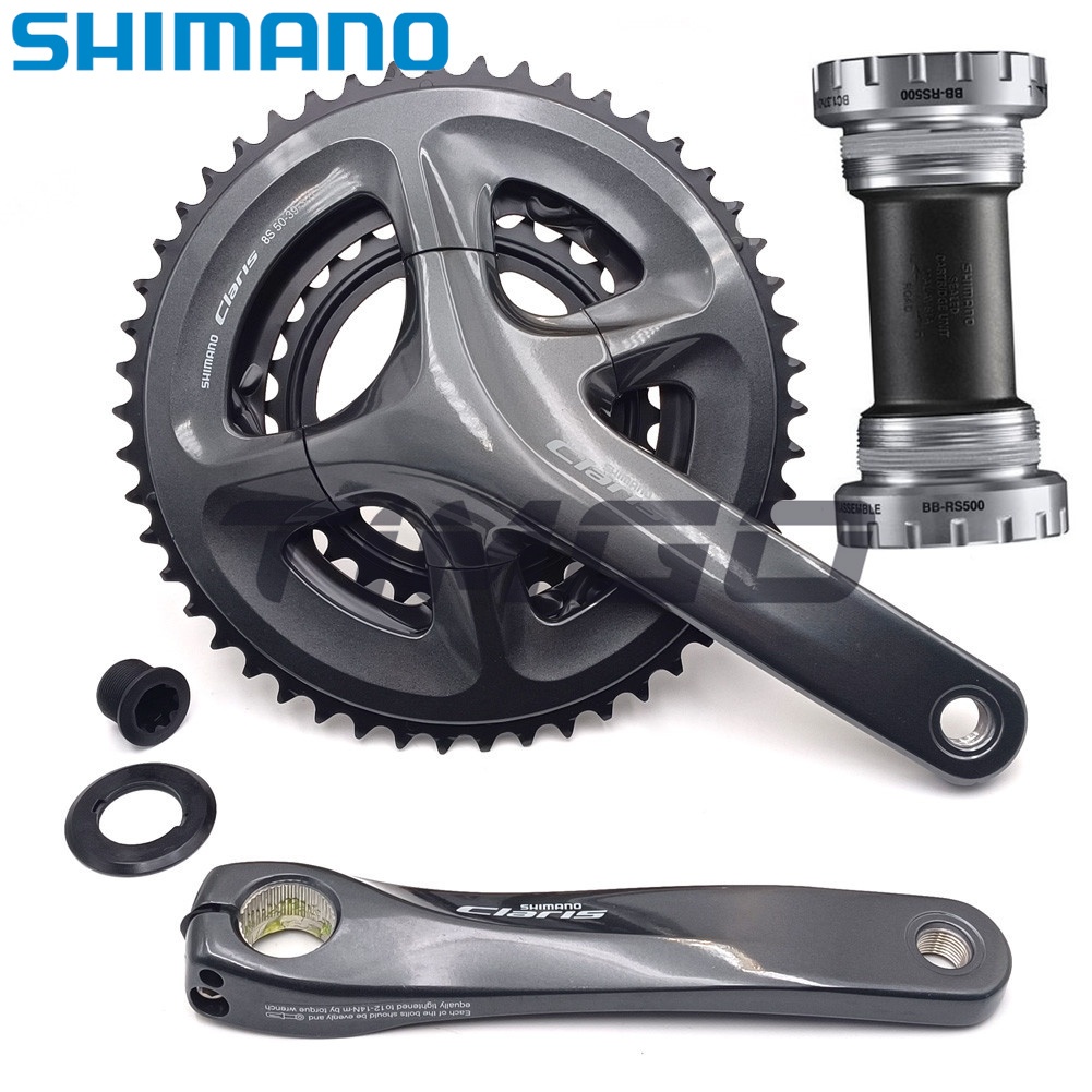 Shimano Claris FC-R2030 Road Folding Bike 3×9 Speed Crankset Hollowtech ...