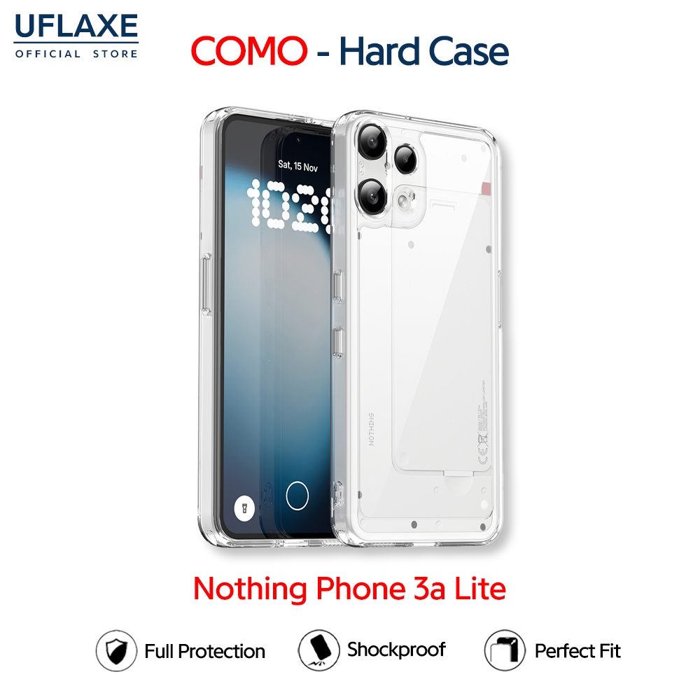 UFLAXE COMO - For Nothing Phone 3a Lite Case - Clear Anti-yellowing ...