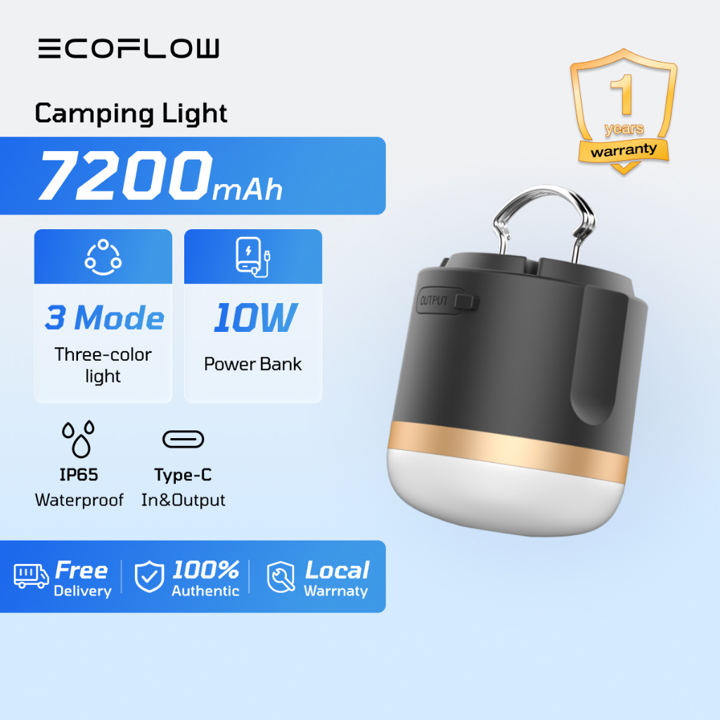 EcoFlow Outdoor Gear Camping Light Campsite Light Tent Light Mini Warm ...