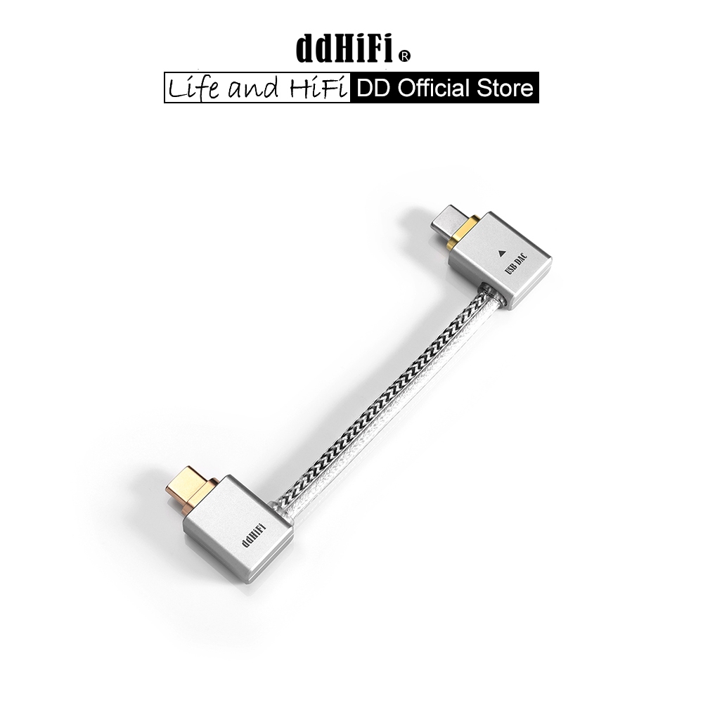 ddHiFi TC09L USB-C to USB-C L-Shaped OTG Cable for Bundling the Phone ...