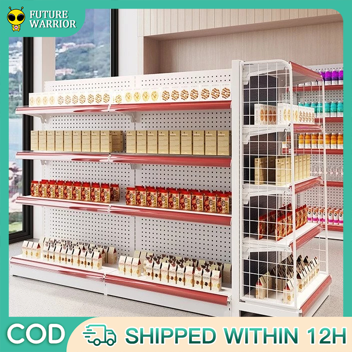 Shelves display rack single-sided adjustable height perforated board ...