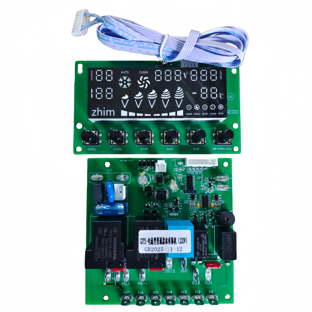 Current type ice cream machine main board with pre-cooling control ...
