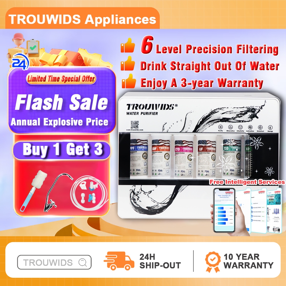 TROUWIDS Mineral Alkaline Water Filter Water Purifier Filter Faucet ...