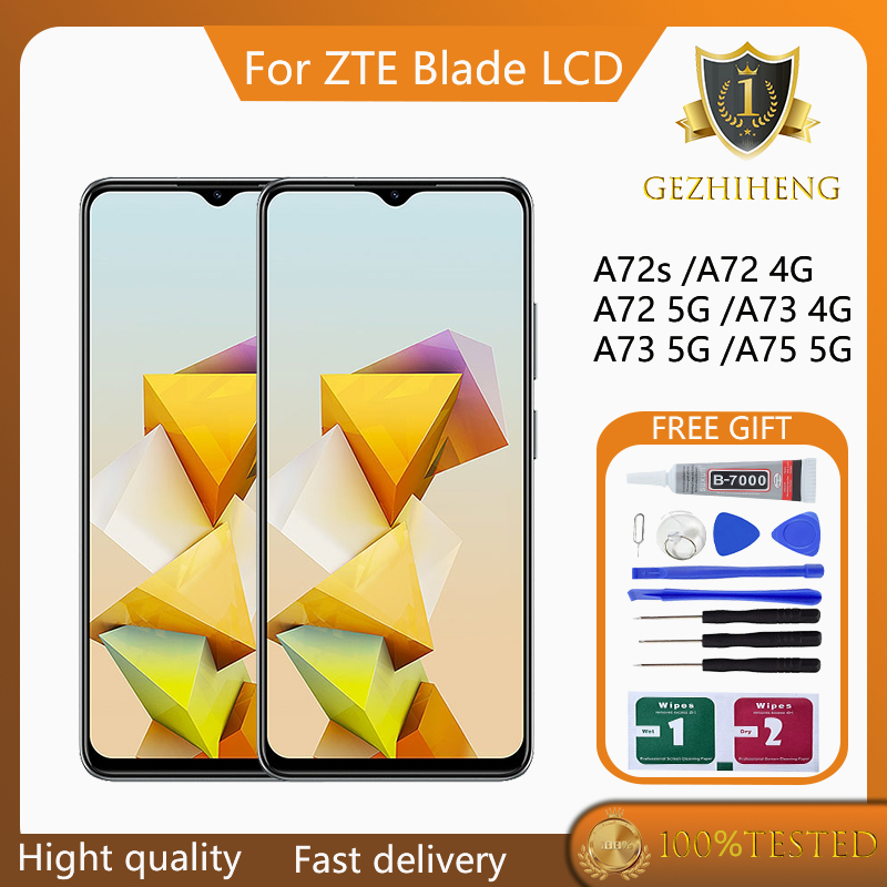 Original For ZTE Blade A72 4G 5G A72s A73 4G 5G A75 5G LCD Display ...
