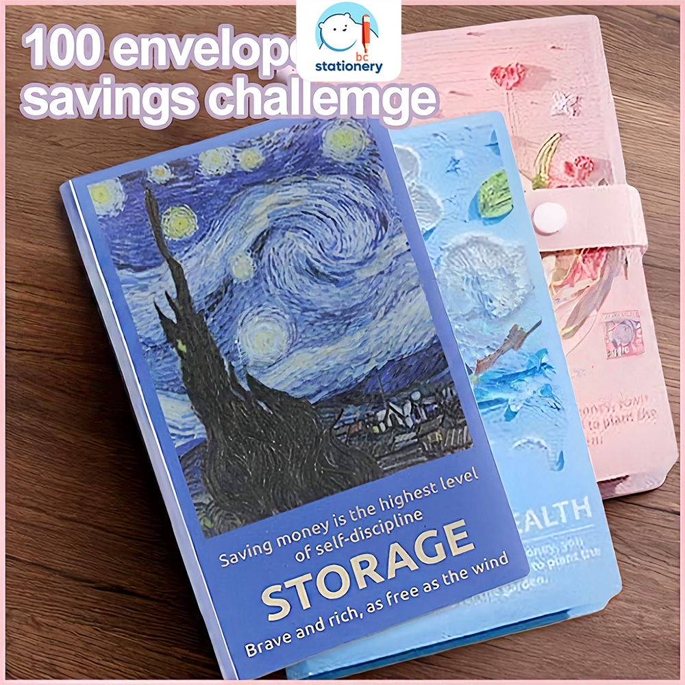 【buy 1 free 3】100 Days Envelope Savings Challenge Budget Binder Money ...