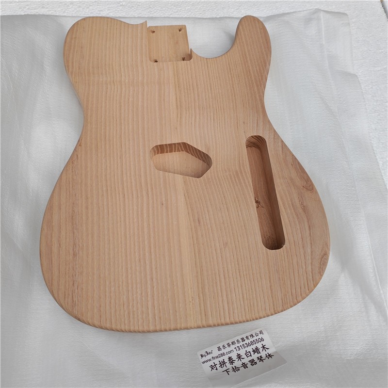 Two pieces of ash Splicing together No Paint 6 Strings TL Electric ...