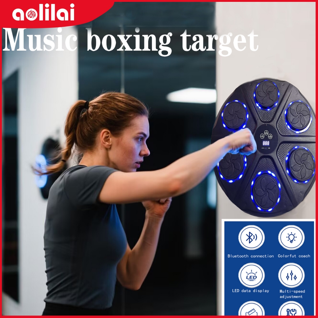 Game Fitness Music Punching Bag PP TPR New Shell 6 Targets Touch Screen ...