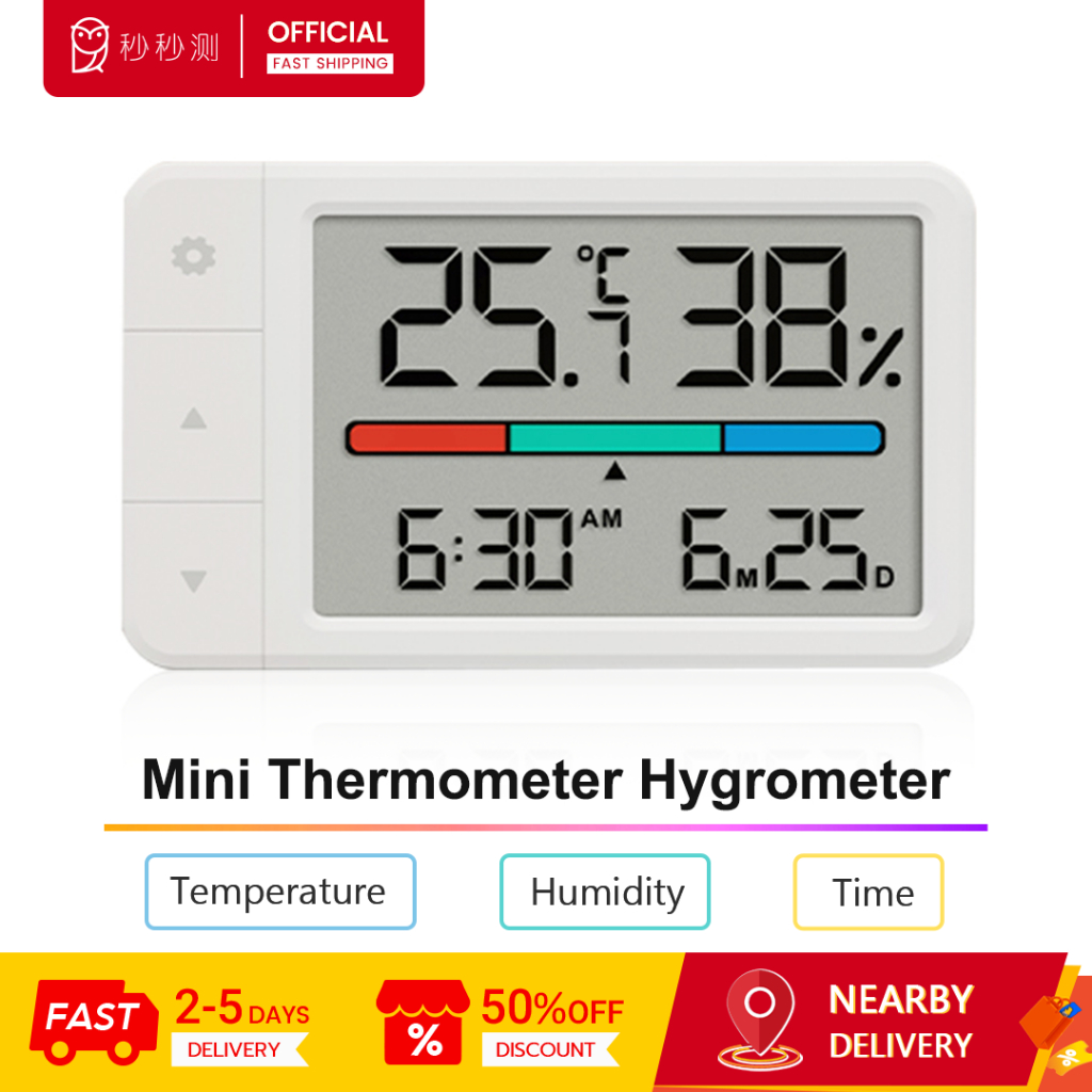 Miaomiaoce Huipin Temperature And Humidity Meter Mini Version High ...