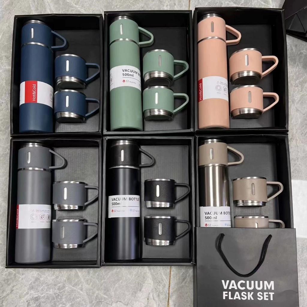 Top Grade Stainless Steel Thermos Flask w/ Gift 500ml Modern Tumbler ...