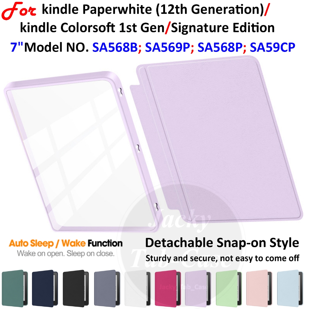 For kindle Paperwhite 6 Gen12 7" 2024 2025 Signature Edition Colorsoft ...