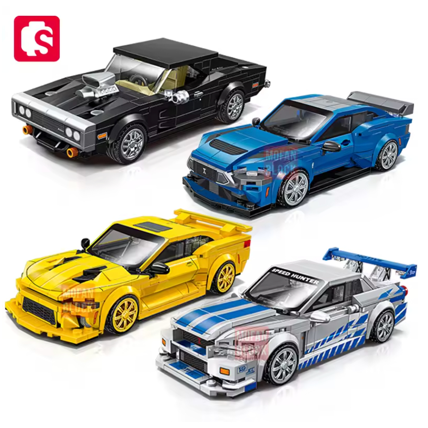 SEMBO BLOCK City Famous Technical Sports Car Supercar Model Assembly ...