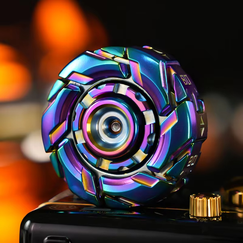 1PC EDC Deformation Mecha Fidget Spinner Metal Alloy Anxiety Stress ...
