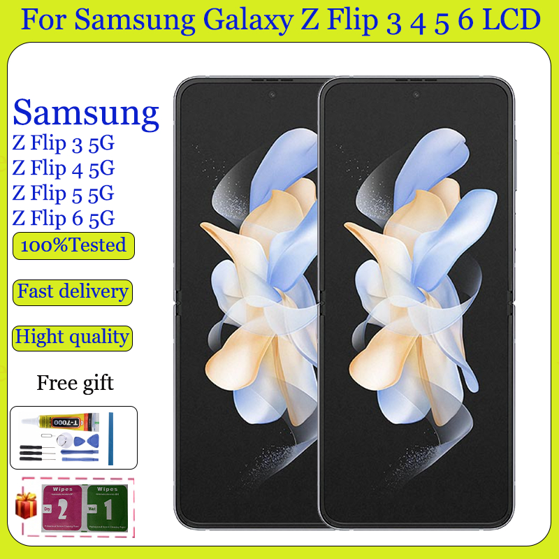 TFT For Samsung Galaxy Z Flip 3 5G Z Flip 4 5G Z Flip 5 5G Z Flip 6 5G ...
