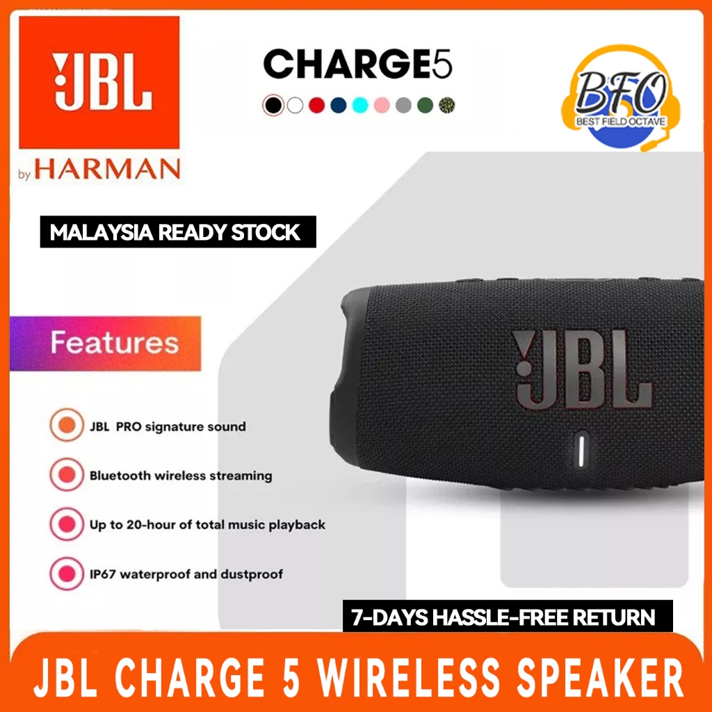 2026 JBL Charge 5 Portable Bluetooth Speaker IP67 Waterproof Dustproof ...