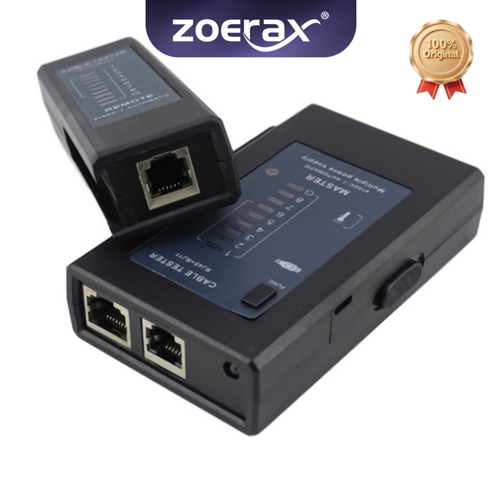 ZoeRax USB Rechargeable Network Cable Tester RJ45 RJ11 RJ12 LAN ...