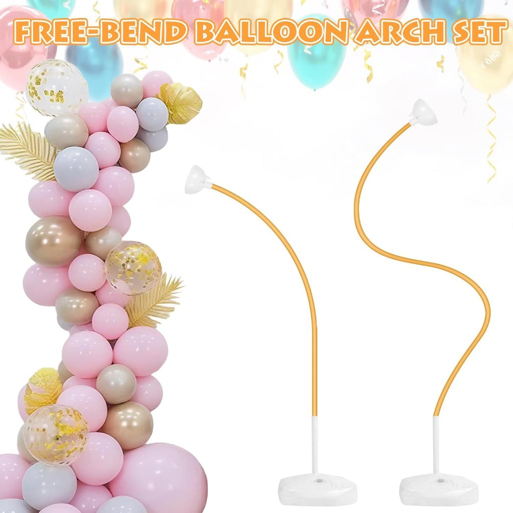 1.5/2.5M Free-bend Balloon Stand Deformable Balloon Holder with Base ...